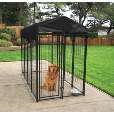 Heavy Duty Rectangle Tube Pen Dog Cat Pet Training Kennel Crate, 28 ...