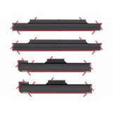 Bushwacker 19-22 Chevrolet Silverado Crew Cab Trail Armor Rocker Panel ...