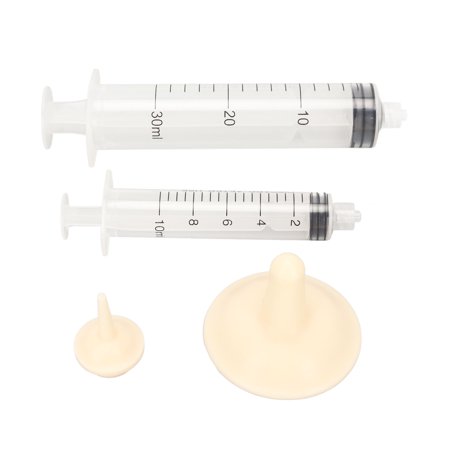 Puppy Nursing Nipplewith Syringe,Pet Feeding Syringe Boilable Pet ...