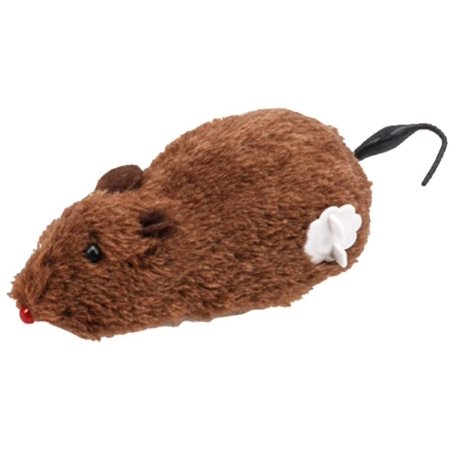 SUZH Plush Mouse Cat Toy Wind Up Rat Toy for Kids Children Adults Pet ...