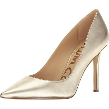 Sam Edelman Thalia Modern Ivory Block Heel Square Toe Buckle Accent ...