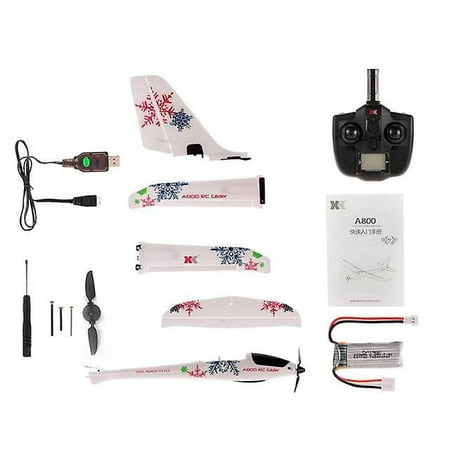 Wltoys xk a800 4ch 3d/6g system rc airplane remote control assembly ...