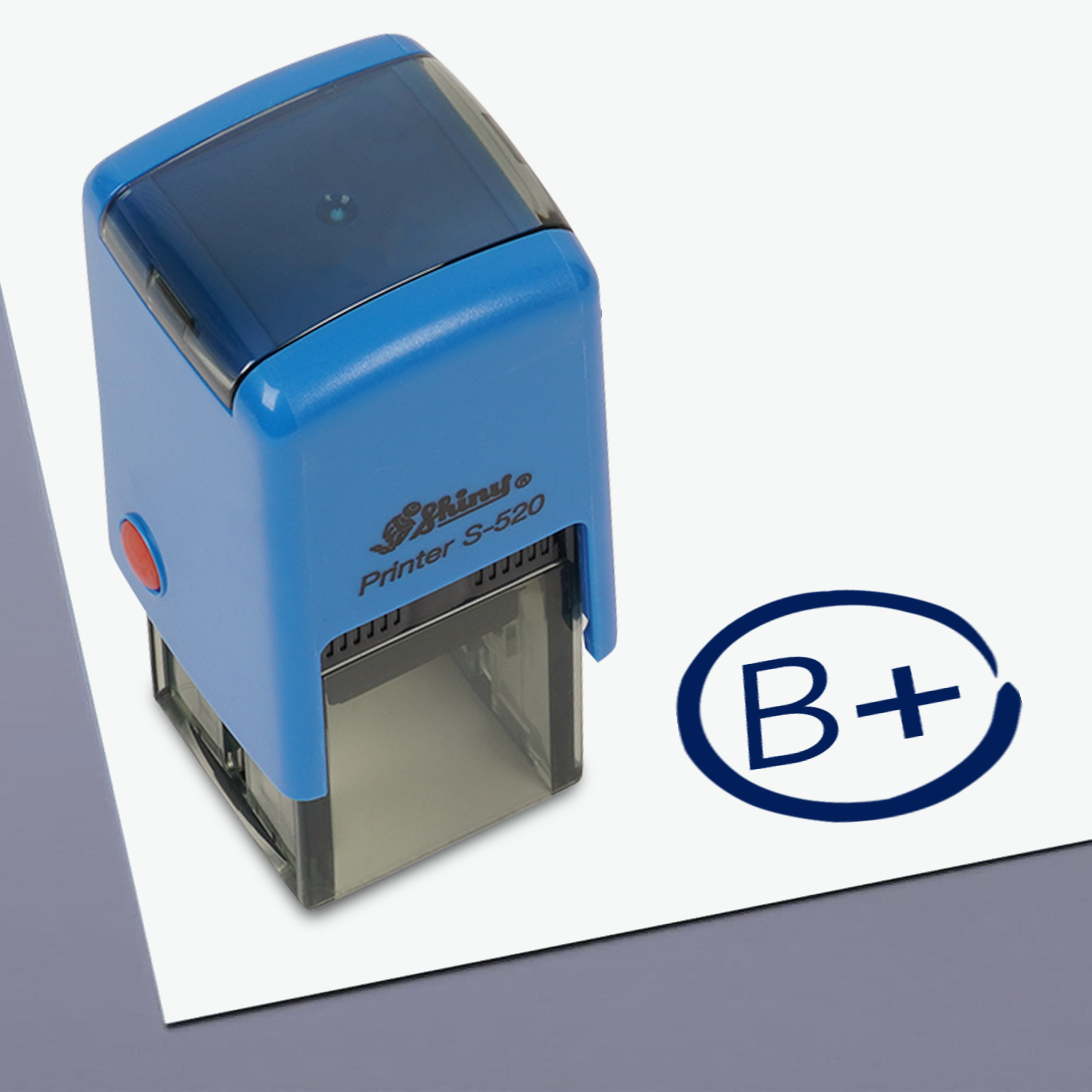 Printtoo TeachersStampGrade B Plus Self,Inking RubberStampMotivation ...