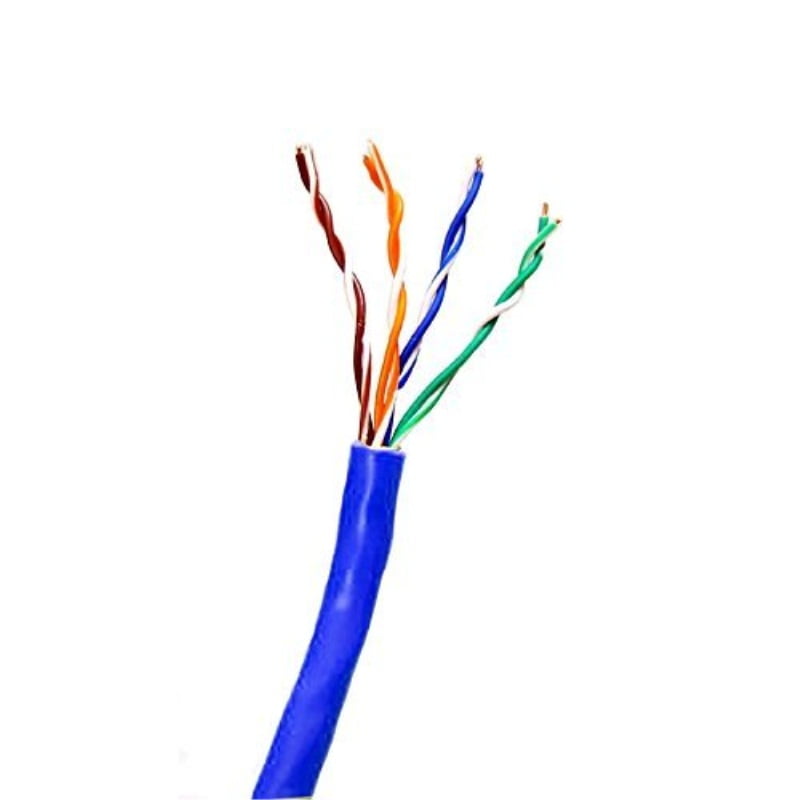 Five Star Cable 1000 ft. Cat5E UTP CCA Cable - Blue - Walmart.com