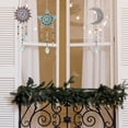 Naler 3Pcs Diamond Sun Catchers, Moon Star Decor, Window Hanging ...