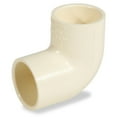 CPVC 90 Degree Elbow, Schedule SDR-11, 1/2" Pipe Size, CTS Hub ...