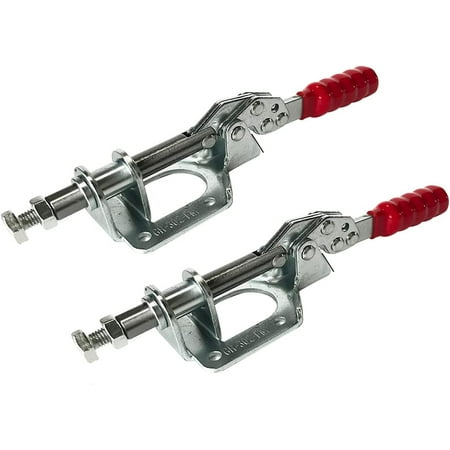 HEIBIN Toggle Clamps, 2 Pieces Holding Push Pull Action Hand Tool ...