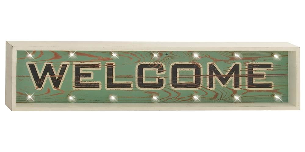 Wood Led Welcome Sign - Walmart.com