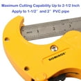 DOMINOX 2 1/2'' O.D. Professional Pipe Cutter, SK5 Blade, Aluminum ...