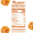 Whisps Popped Cheddar Cheese Snacks, 10g Protein, Low Carb, 3.5 oz ...