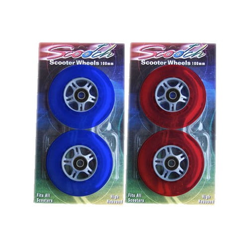 4 Wheels Blue & Red With Bearings RAZOR KICK SCOOTER - Walmart.com