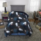 WWE Kids Comforter and Sham, 2-Piece Set, Twin/Full, Reversible, Grey ...