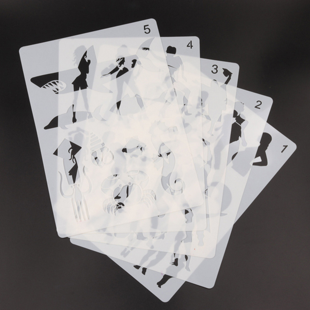 Buy Randolph Diy Craftly Painting Stencils Set Instant Art Template ...