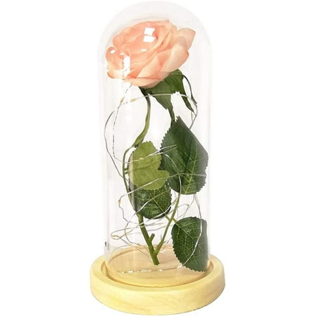 Eternal Flower Forever Rose Glass Covers Immortal Fresh Rose Wedding ...