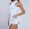 Gaexia Women Tennis Dress with Shorts Soft Sleeveless Spaghetti Straps ...