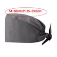 Adult Doctor Nurse Hat Plain Color Scrub Hat with Sweatbands Elastic ...
