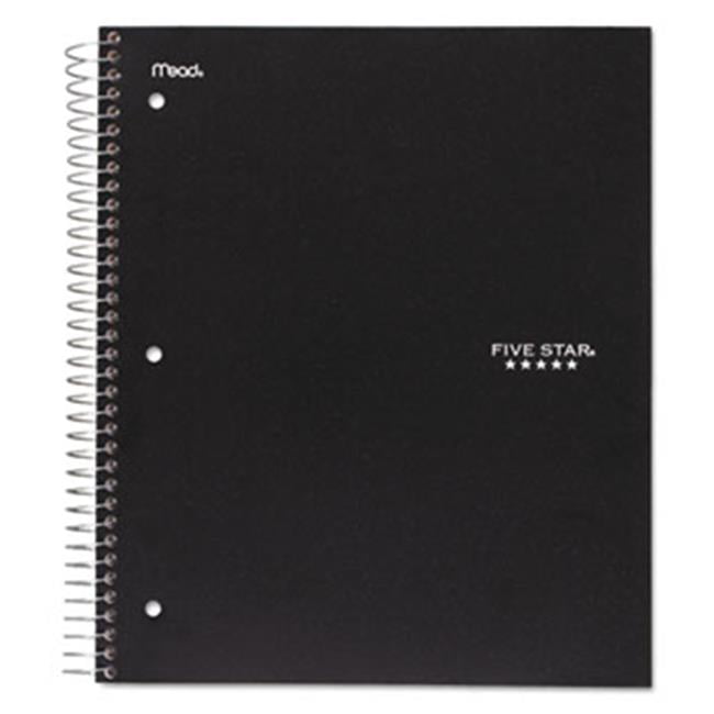 Mead Products MEA72057 1 Subject Wirebound College Notebook - Black ...