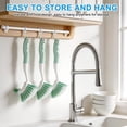 3 Pack Kitchen Dish Brush Set, Non-Scratch Cleaning Scrub Brushes with ...