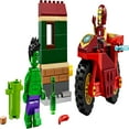 LEGO Buildable Marvel Iron Man with Bike and The Hulk Set 68 Pieces for ...