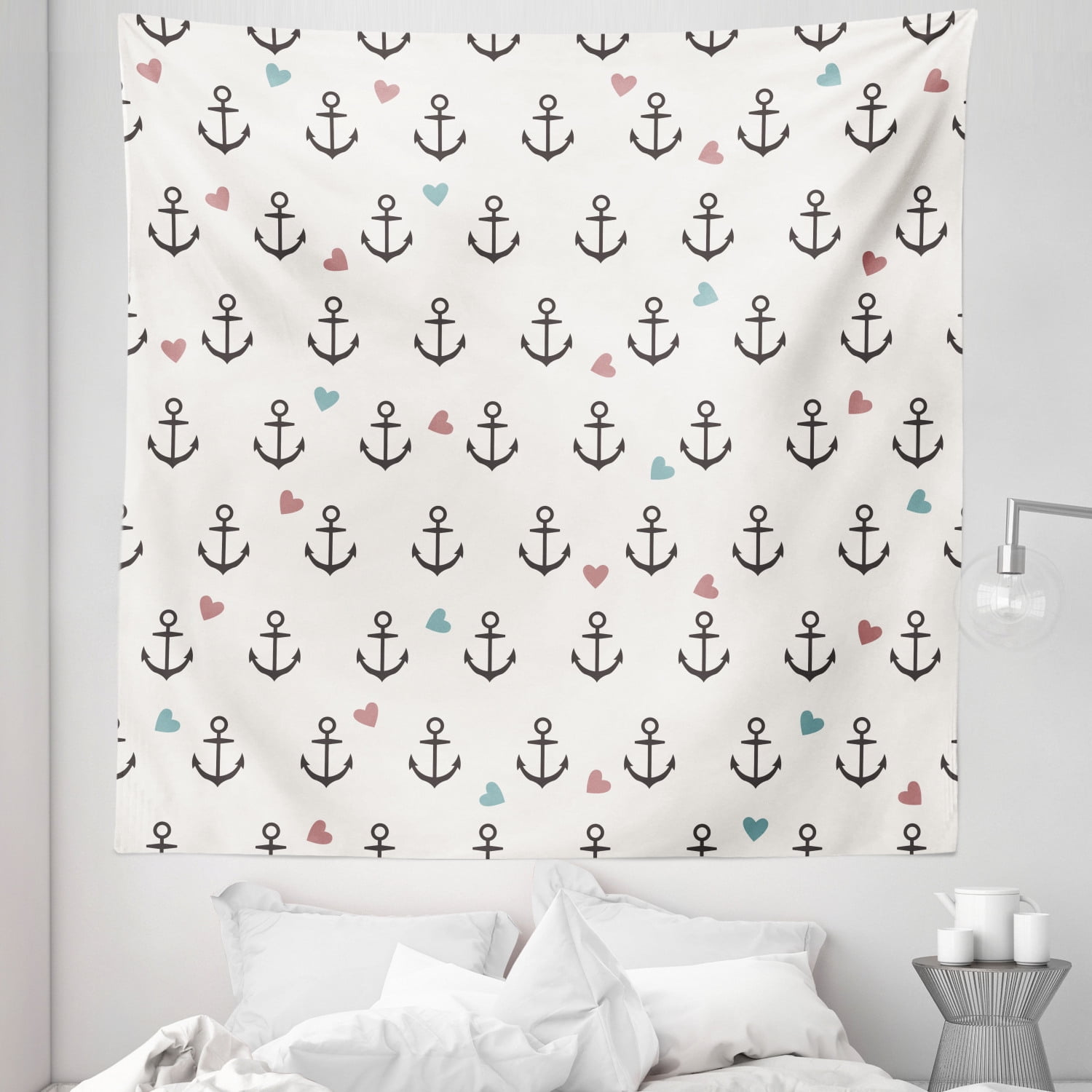Colorful Tapestry, Anchors and Colored Hearts Sailor Holiday Escape ...