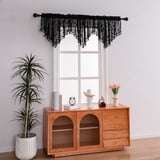 Lilixerw Triangle Valance Curtains for Living Room,Rod Pocket Farmhouse ...