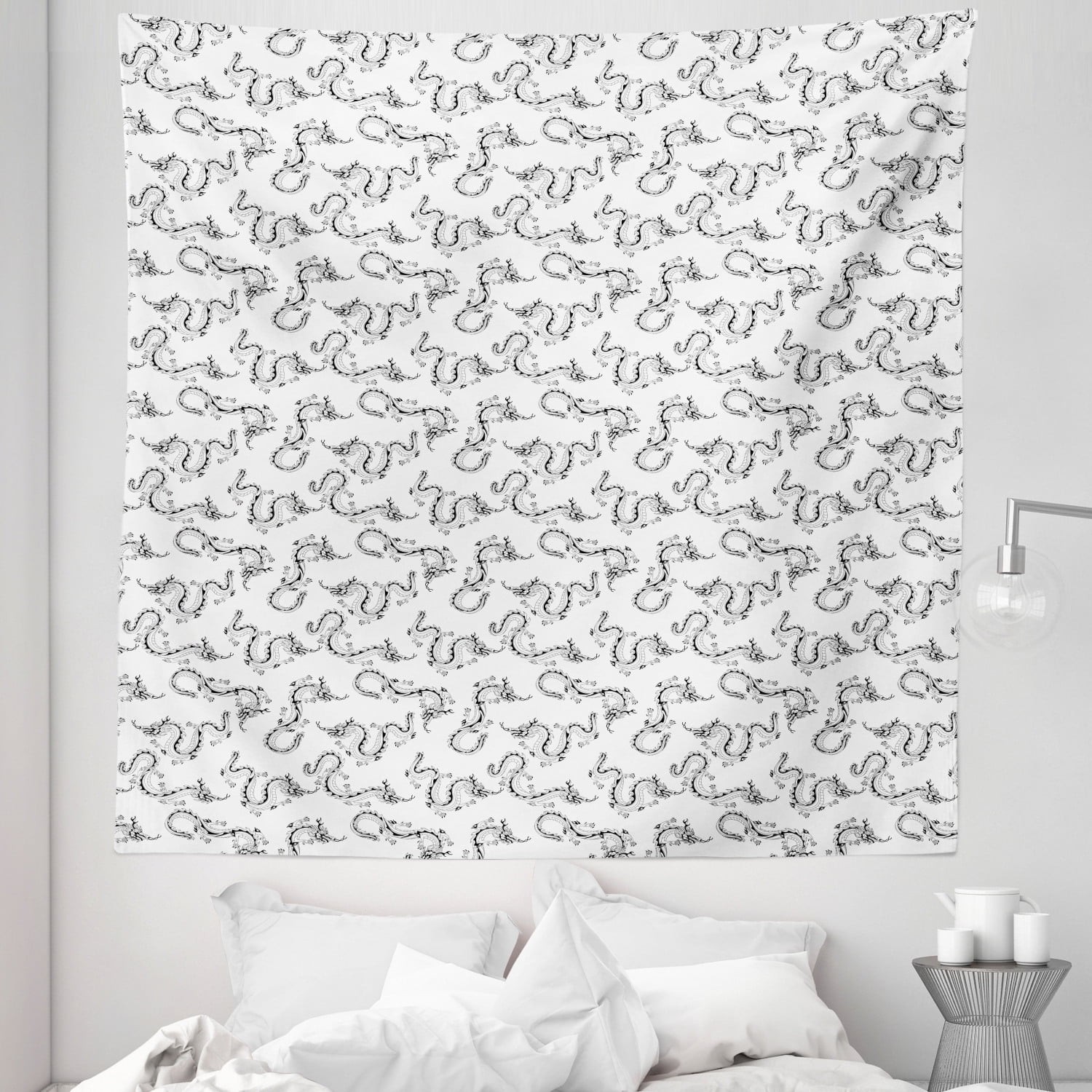 Dragon Tapestry, Repetitive and Long Motifs Cultural Representative Art ...