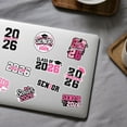 10PCS 2026 Senior Class Stickers Multiple Fashion Waterproof Decorative ...