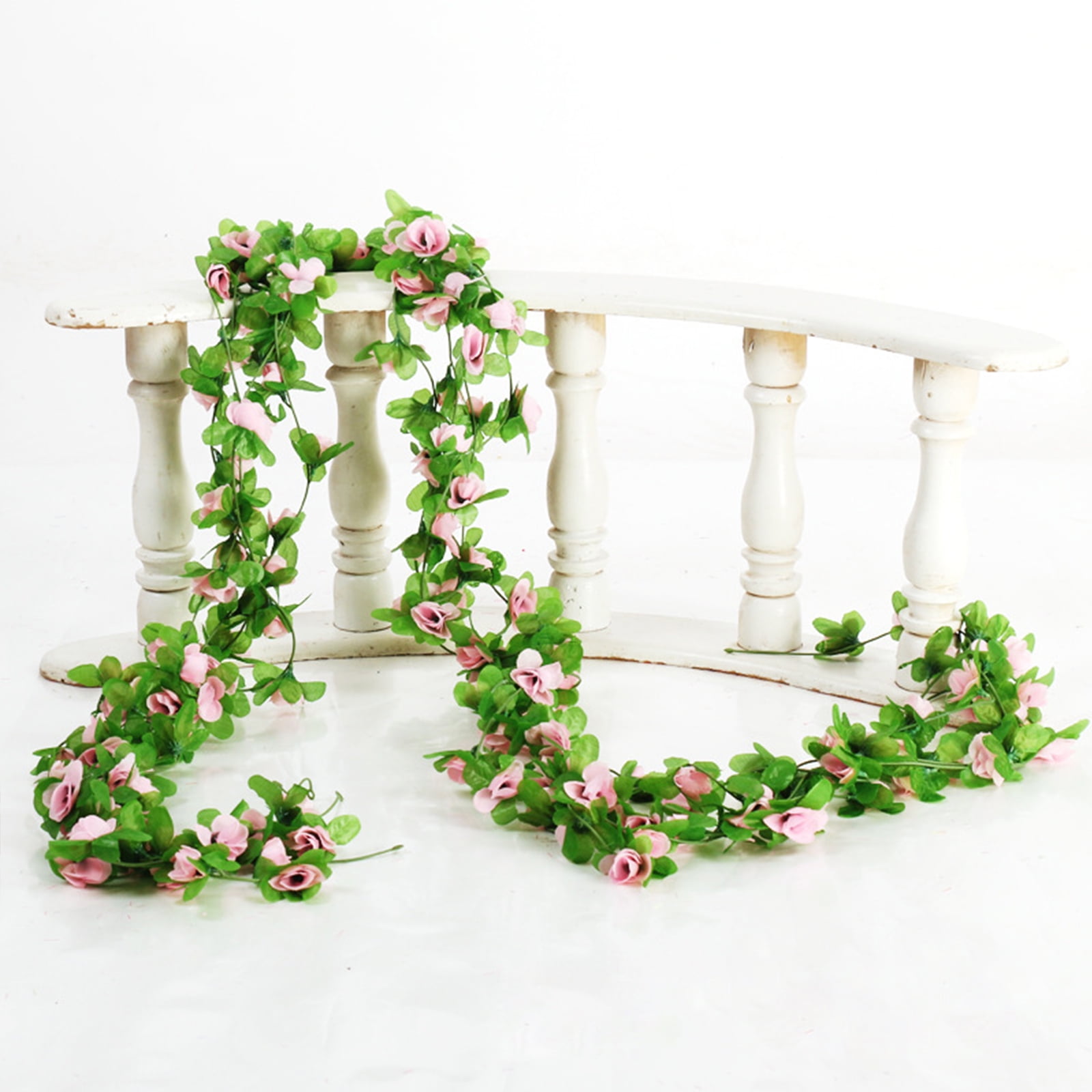 huntermoon Artificial Small Roses Rattan Vine Decorate Festival ...