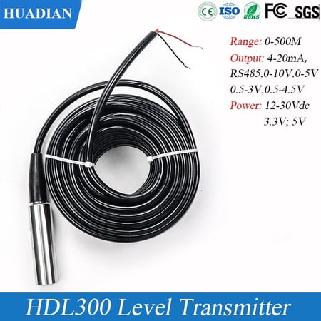 20M 4-20ma hydraulic fill silo level sensor boreholes pump deep well ...