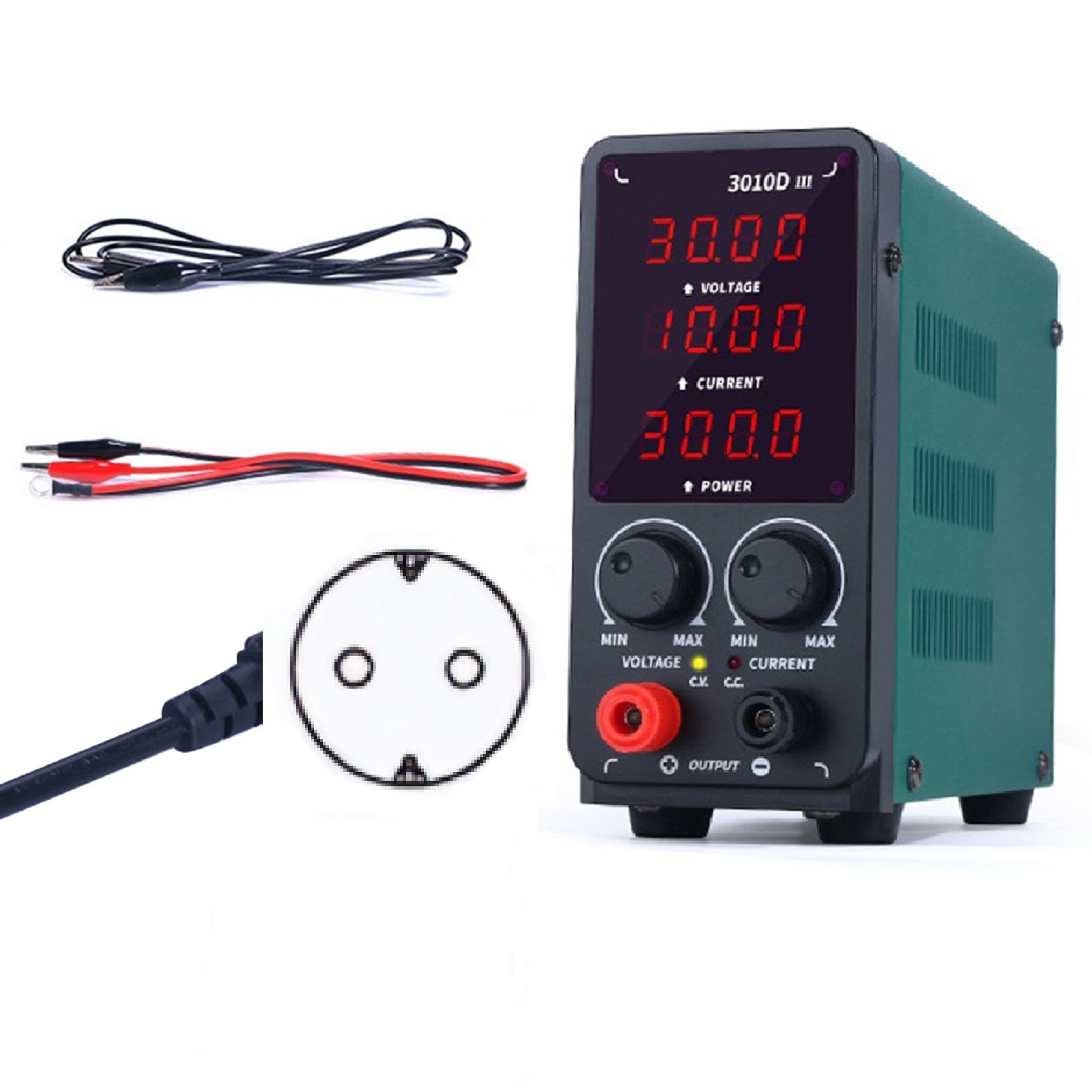 MYG 3010D-III DC Laboratory Power Supply 30V 10A CC/CV Adjustable Bench ...