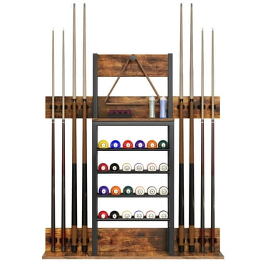 GSE Games & Sports Expert Floor Stand Billiard Pool Cue Racks. Holds 10 ...