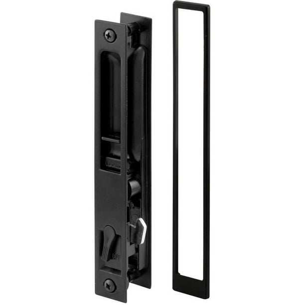 Prime-Line C 1101 Diecast Sliding Door Handle Set, Black - Walmart.com ...