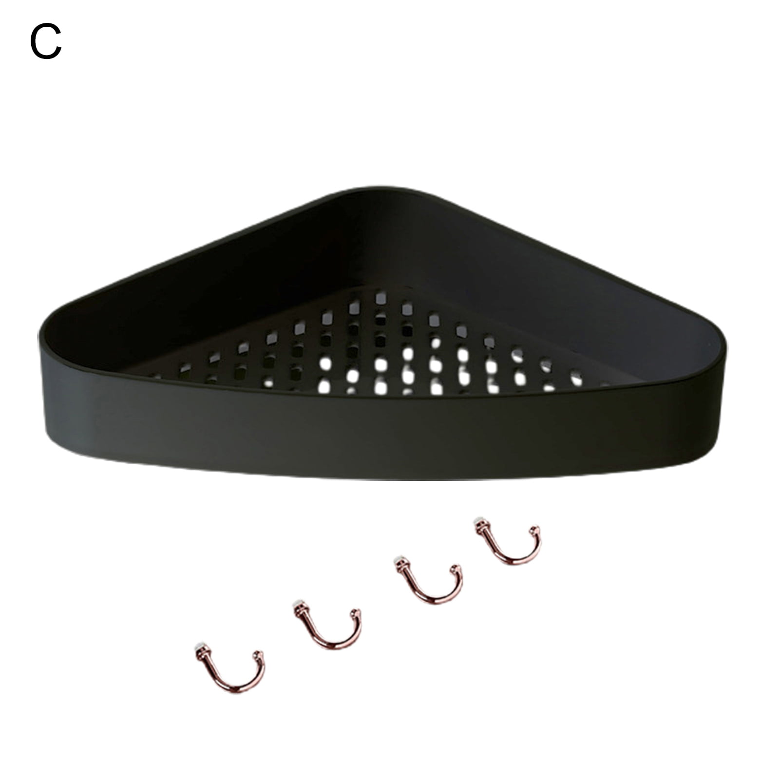 Hadanceo Triangular Corner Shelf Wall Mounted Bathroom Organizer ...