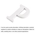 White Wood Letters 3 Inch, Wood Letters for DIY Party Projects (P ...