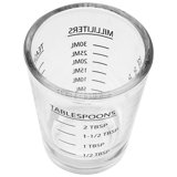 30ML Glass Measuring Cup Espresso Shot Glass Ounce Cup with Scale ...