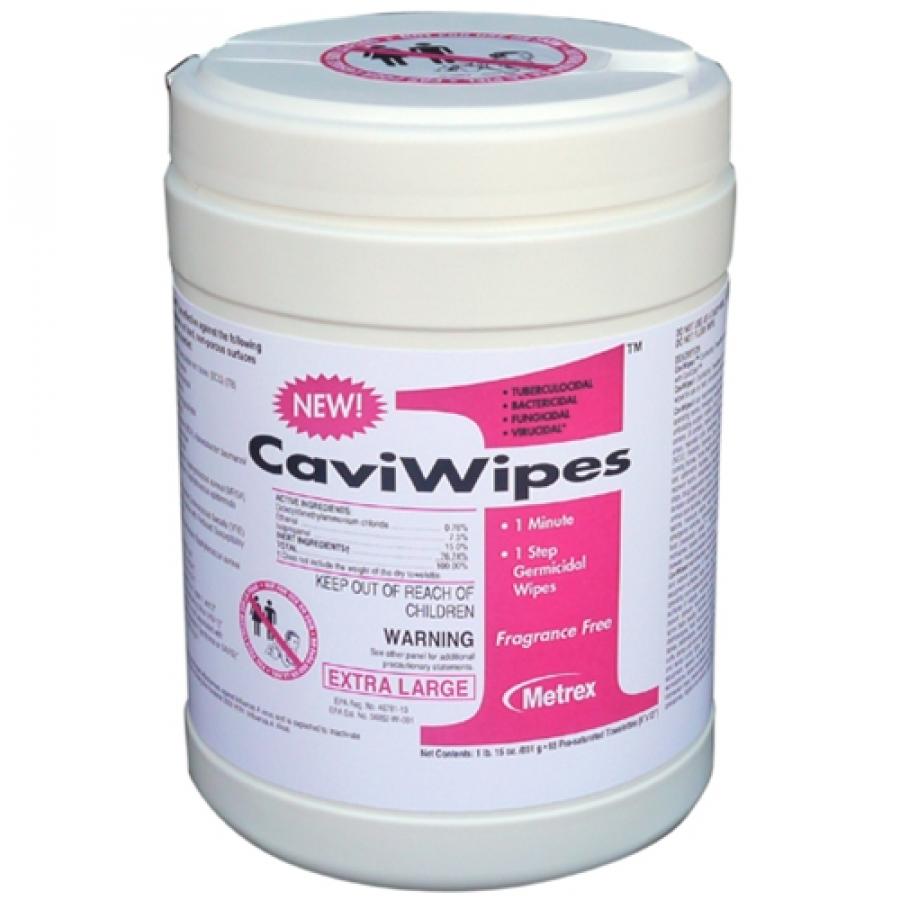 CaviWipes1 Surface Disinfectant Wipe - 6 x 6-3/4 Inch, Pre-moistened ...