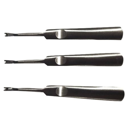 Dalazy 3 Pieces/Set Leather Manual Groovers U V Shape Grooving Slotting ...