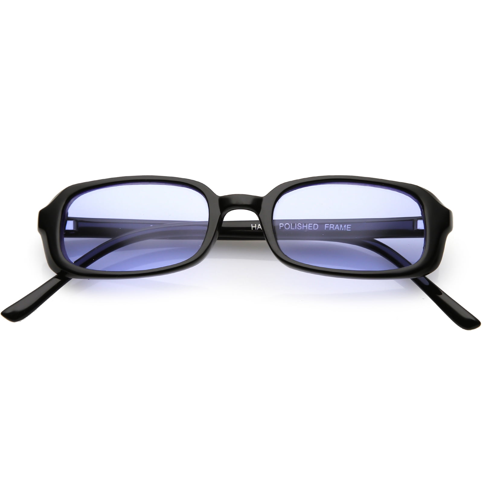 True Vintage Small Frame Rectangle Sunglasses Color Tinted Lens 46mm ...