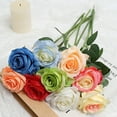 Farfi Vivid Simulation Roses Decorative Elegant Ecuadorian Artificial ...