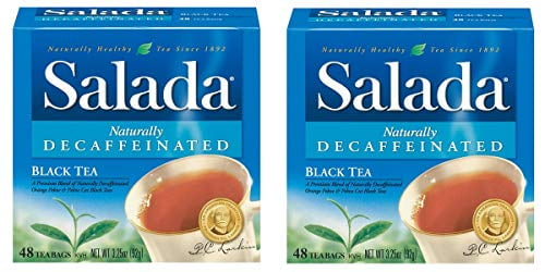 Salada Naturally Decaffeinated Black Tea Bags - A Premium Blend of ...