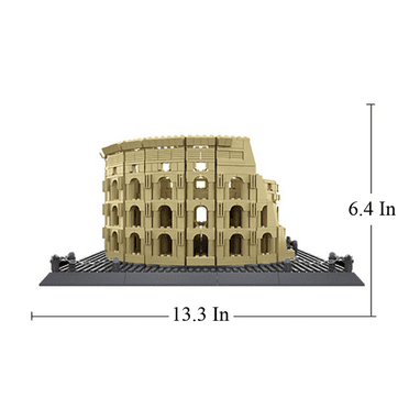 Free Shipping! Roman Colosseum Building Block Set ‚Äì 1756-Pieces ...