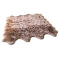 Soho Luxurious Faux Sheepskin Pelt Camel Shag Area Rug or Runner ...