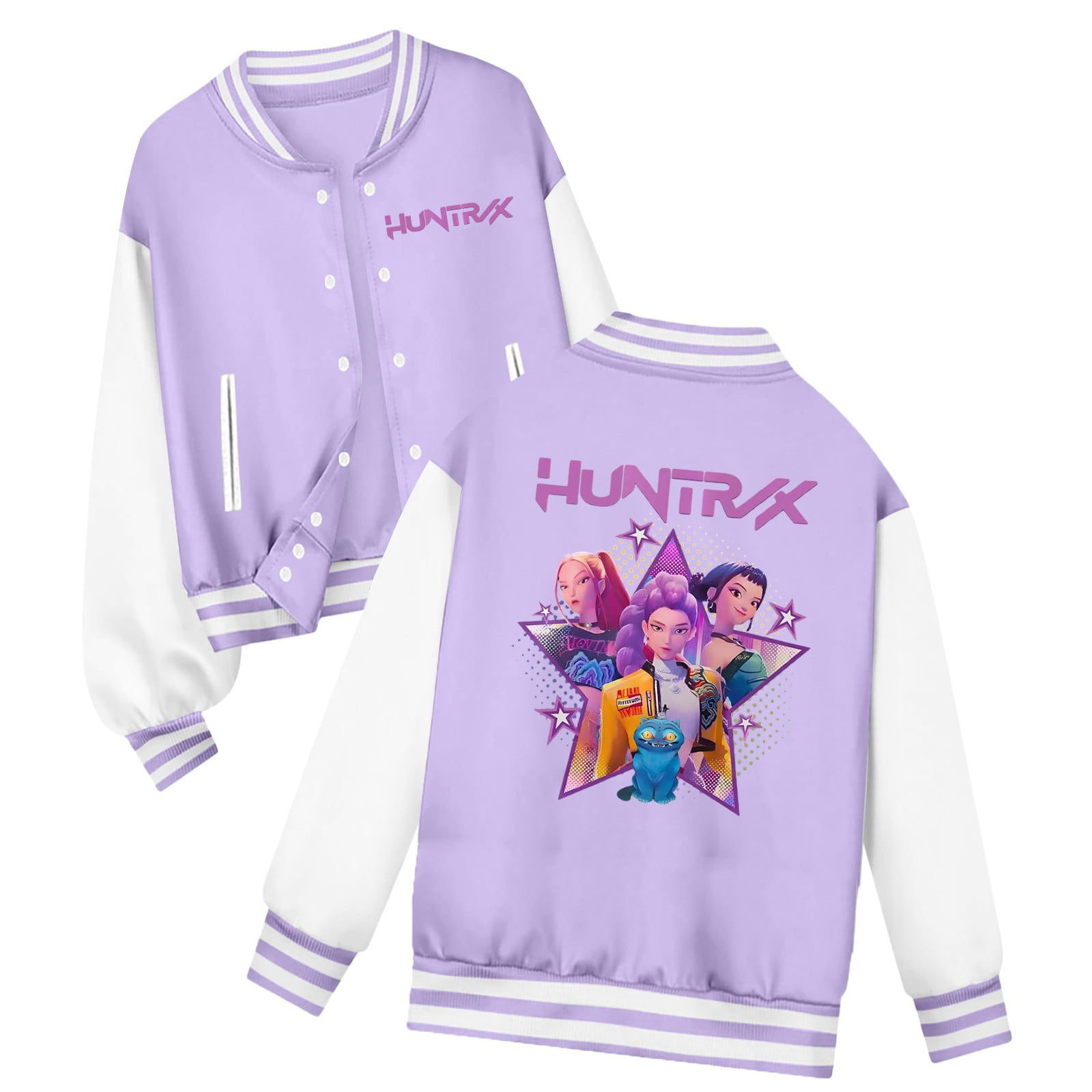 Click here for Svbnaue Stylish Witch Themed Baseball Jacket For G... prices