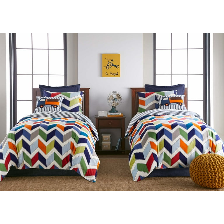 Red Chevron Comforter