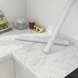 Kitchen Countertop Stickers Marble Pattern Cabinet Shelf Drawer Liner ...