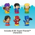 Fisher-Price Little People DC Super Friends Crime-Fighting Figure Pack ...