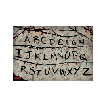 Netflix Stranger Things - Alphabet Wall Poster, 22.375" x 34", Framed ...