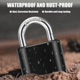 2 Pack Outdoor Combination Padlock, [Design of Hidden Password ...