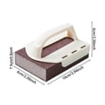 Agiufgs Scrub Sponge with Handle 10 X 7.5, Removes Tough Stains and ...
