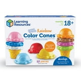 Learning Resources Smart Snacks Rainbow Color Cones - Walmart.com